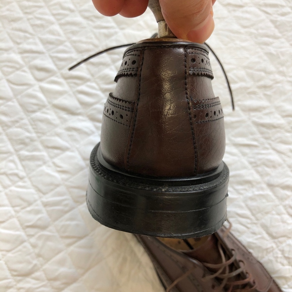Rare Vintage Dunhill Tailors Nyc Brown Wingtip Dress … - Gem